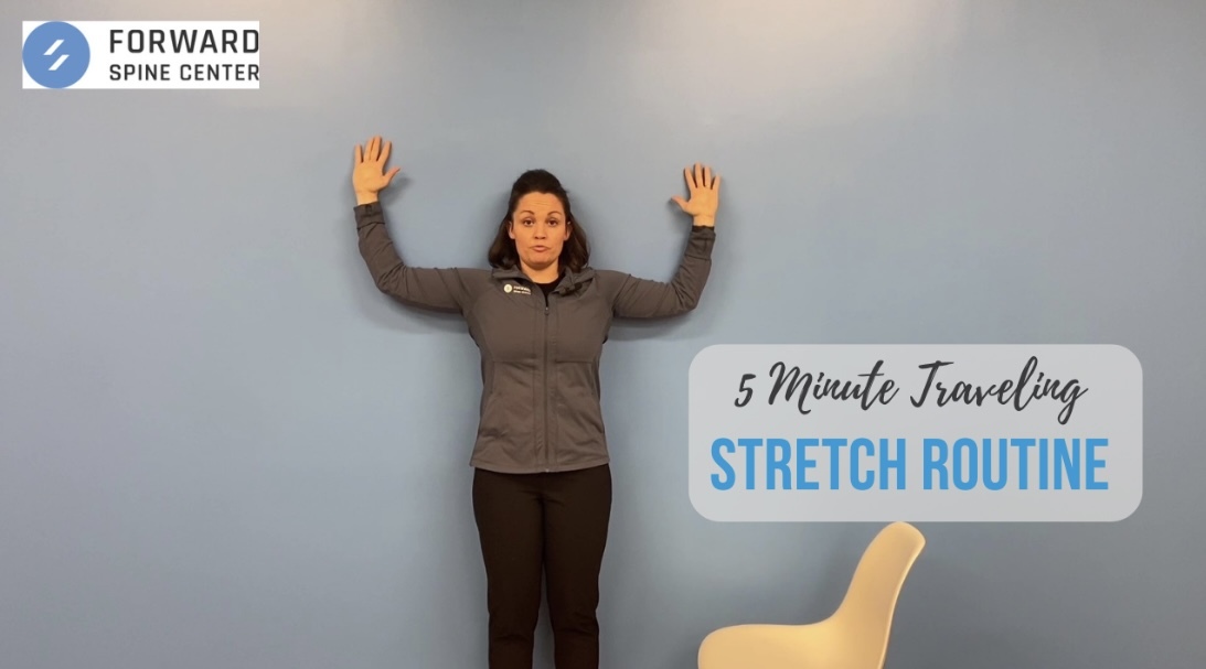 Simple and Quick 5 Minute Stretch For Your Next Travel! | Forward Spine ...
