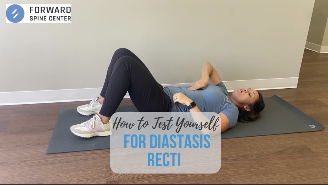 How to Test Yourself for Diastasis Recti | Forward Spine Center | Dr ...